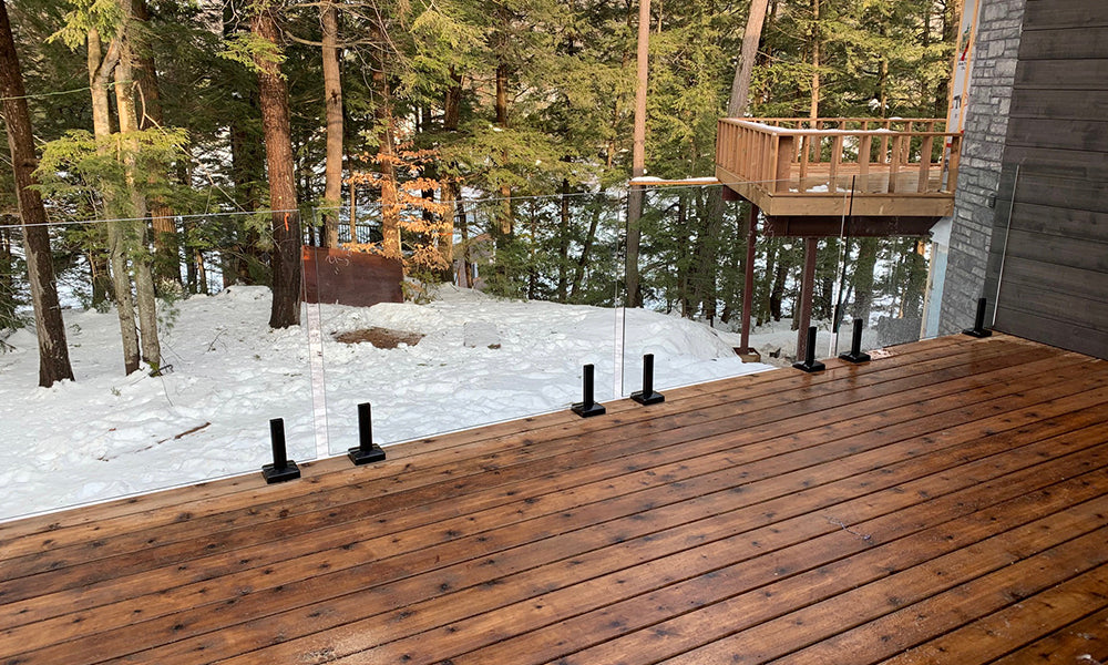 InvisiRail SPIGOT Standard Glass Panels (size options) In Canada - The ...